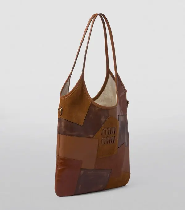 Miu Miu Ivy Patchwork Tote Bag