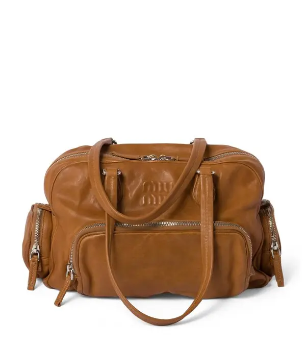 Miu Miu Nappa Leather Top-handle Bag