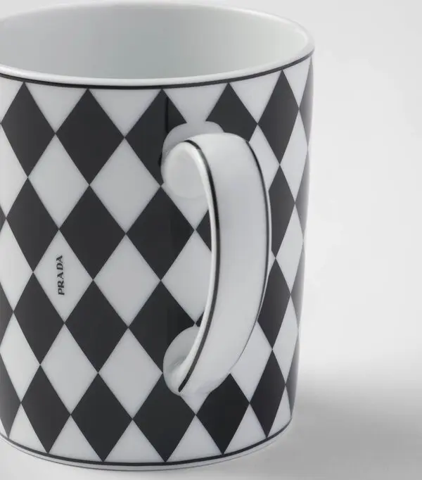 Prada Porcelain Checkerboard Mug