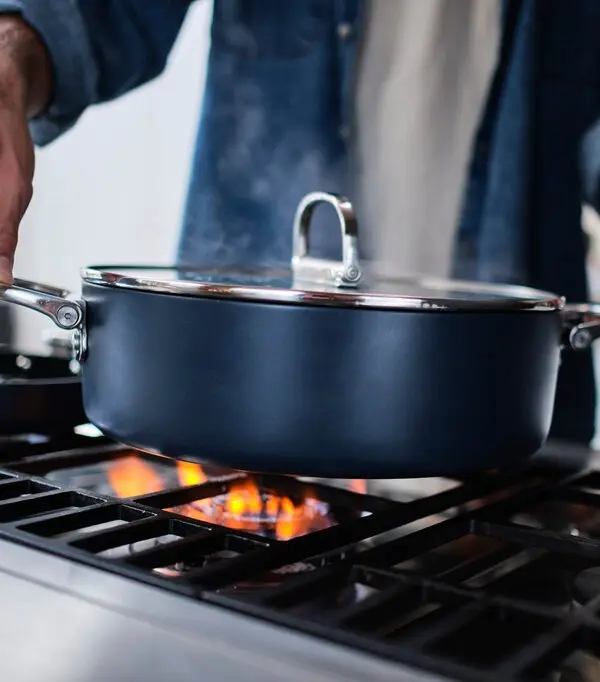 JOSEPH JOSEPH Space Non-stick Folding Handle Casserole Pan And Lid