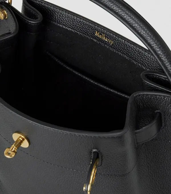 Mulberry Leather Islington Bucket Bag - Black