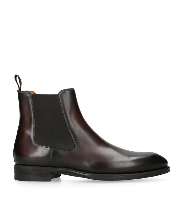 Magnanni Suede Chelsea Boots - Brown