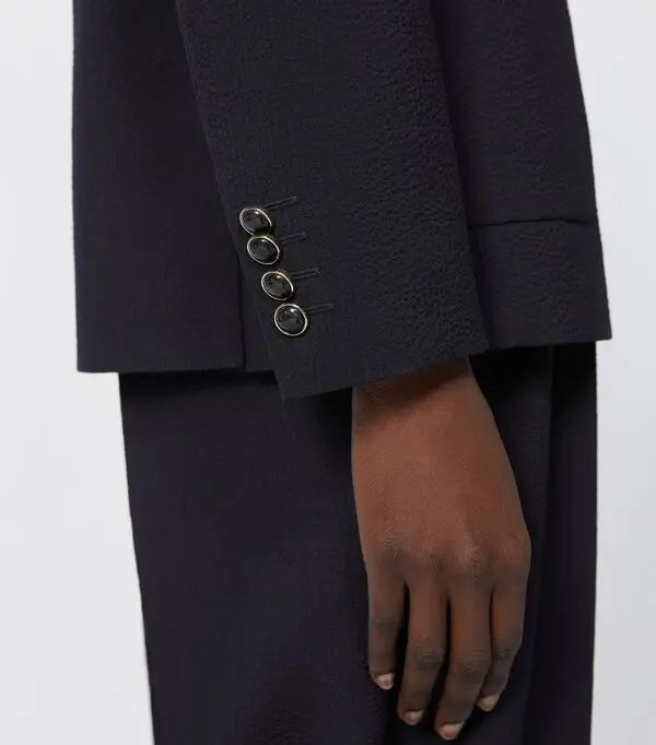 Max Mara Virgin Wool Double-breasted Blazer