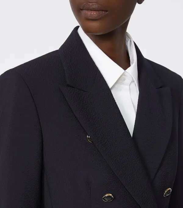 Max Mara Virgin Wool Double-breasted Blazer