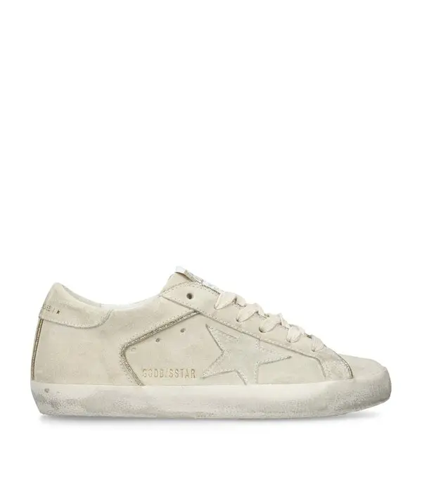 GOLDEN GOOSE Super Star Suede Sneakers - Beige