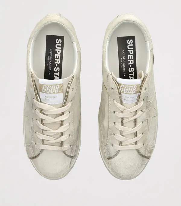 GOLDEN GOOSE Super Star Suede Sneakers - Beige