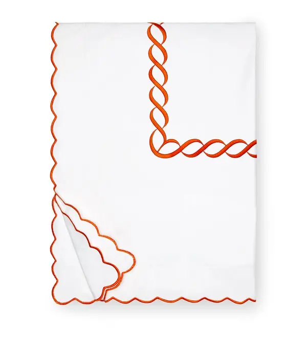 PRATESI Treccia Super King Duvet Cover - Orange