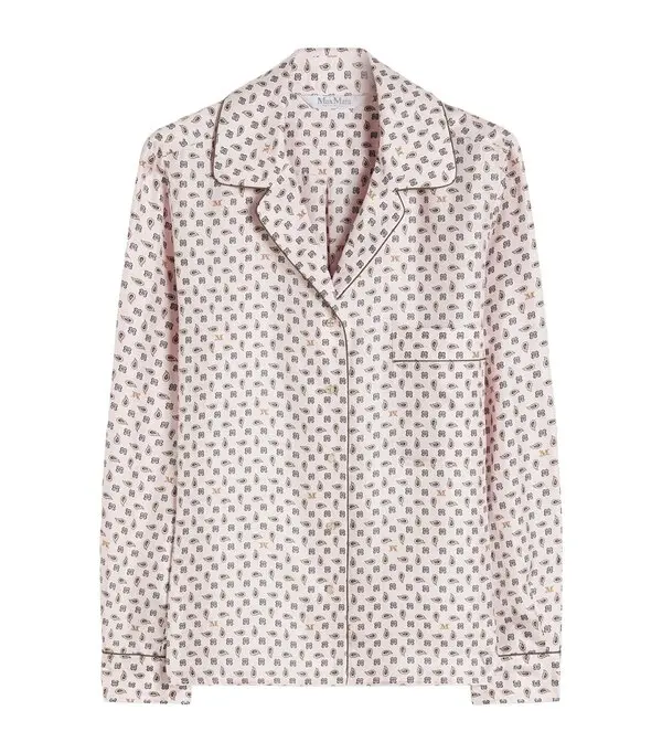 Max Mara Printed Silk Shirt
