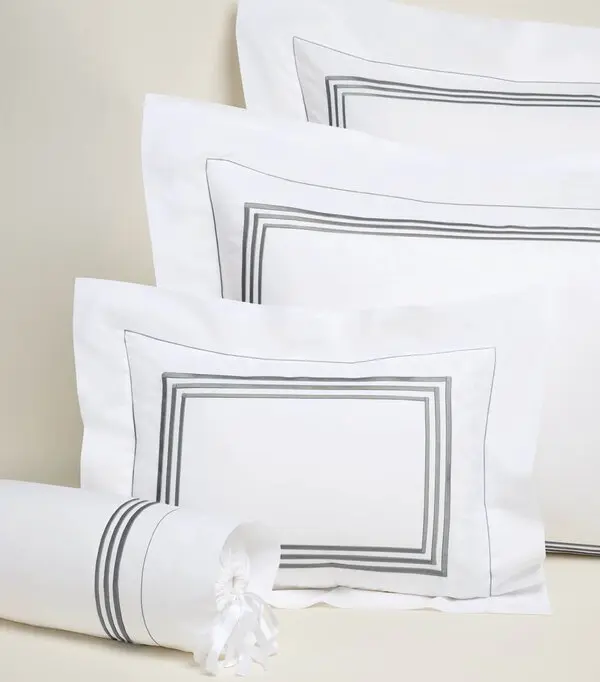 PRATESI Tre Righe Pillowcase - Grey