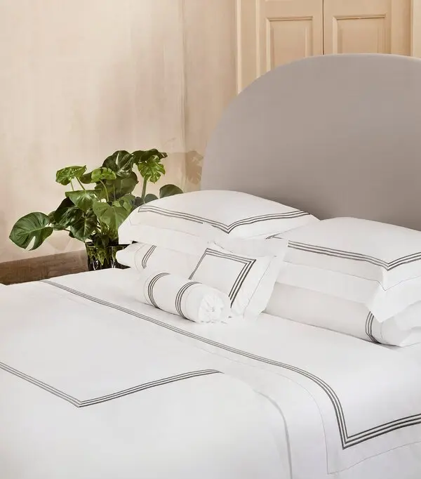 PRATESI Tre Righe Pillowcase - Grey