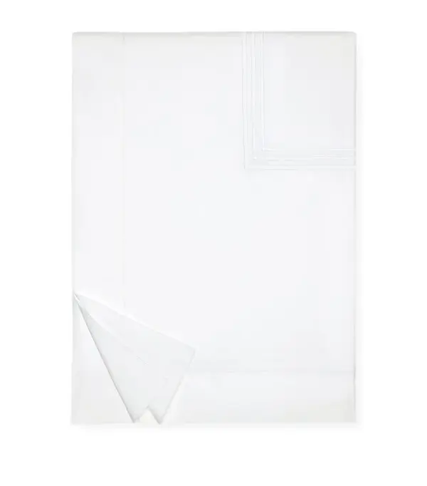 PRATESI Tre Righe King Duvet Cover - White