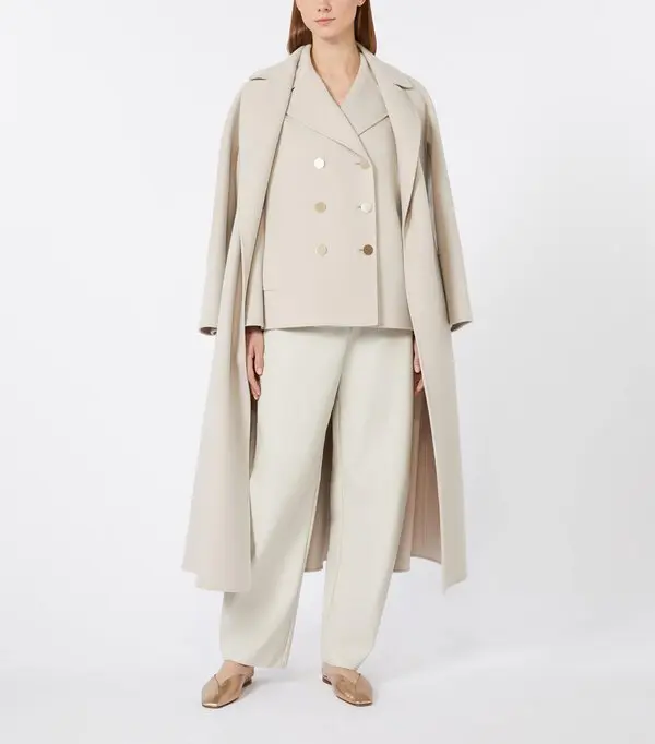 Max Mara Virgin Wool Double-breasted Jacket