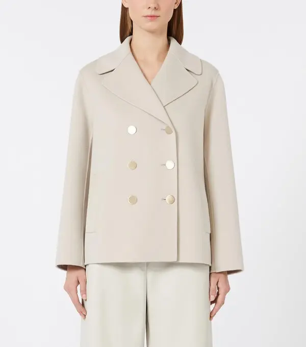 Max Mara Virgin Wool Double-breasted Jacket