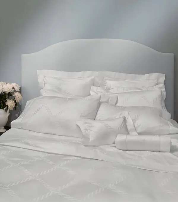PRATESI Treccia Boudoir Pillowcase - White