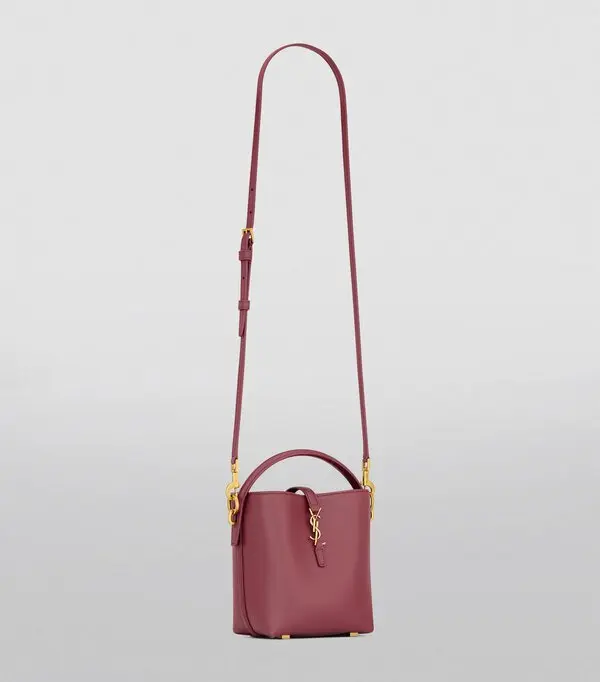 Saint Laurent Mini Le 37 Bucket Bag - Red