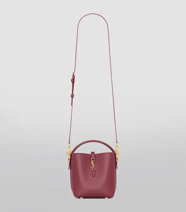 Saint Laurent Mini Le 37 Bucket Bag - Red