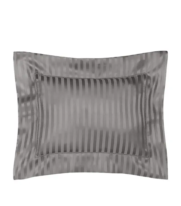 PRATESI Raso Rigato Pillowcase - Grey