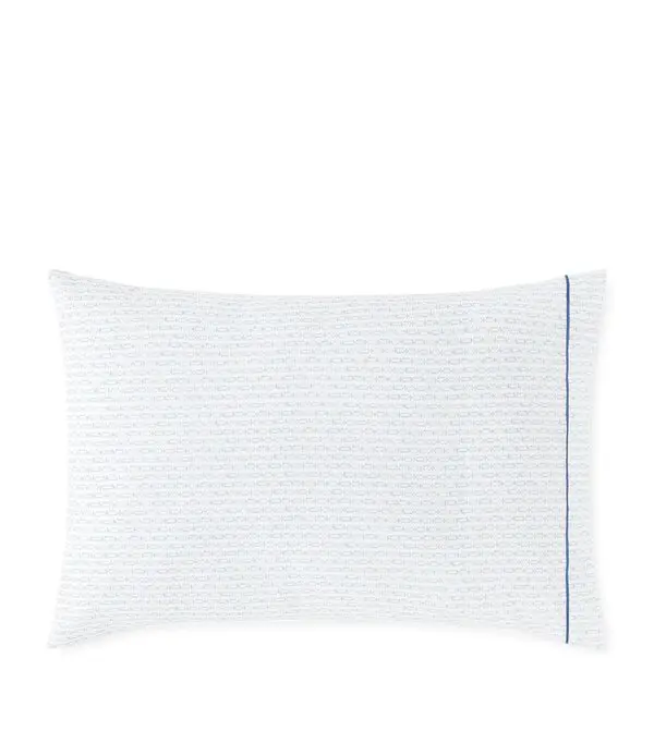 AMALIA Cotton Gaia King Pillowcase Pair - Blue