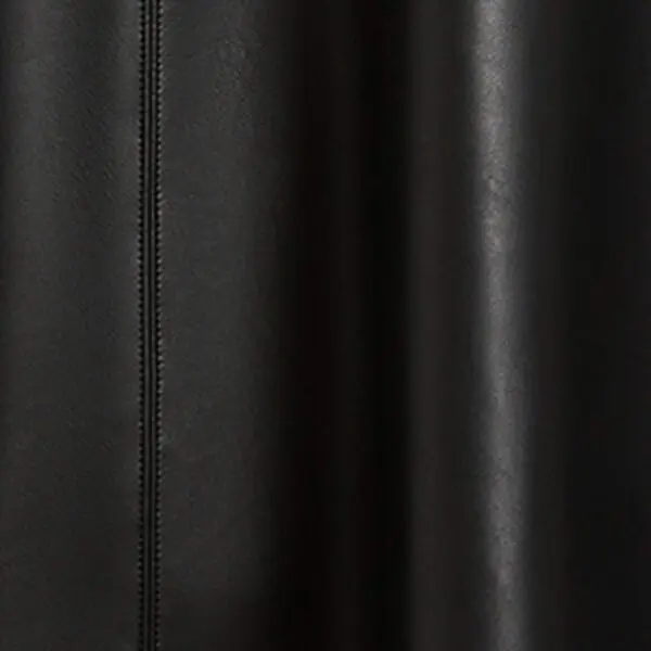 Max Mara Faux Leather Midi Flared Skirt