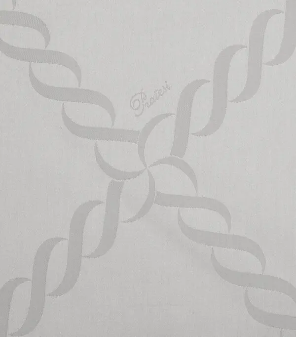 PRATESI Treccia King Flat Sheet - Grey