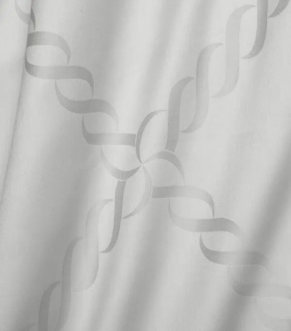 PRATESI Treccia King Flat Sheet - Grey