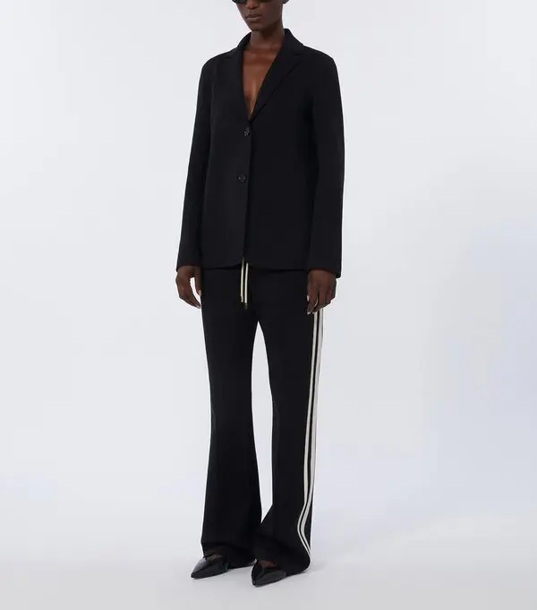 Max Mara Cotton-blend Flared Sweatpants
