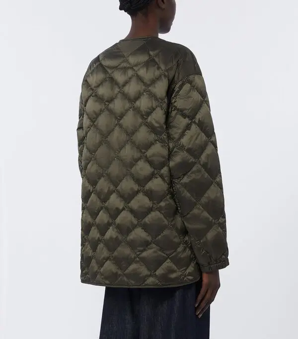 Max Mara Diamond-quilted Down Jacket