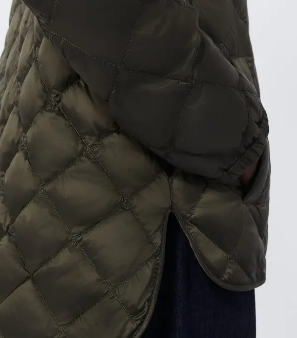 Max Mara Diamond-quilted Down Jacket