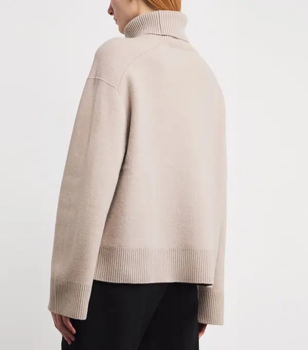 YVES SALOMON Merino Wool Rollneck Sweater