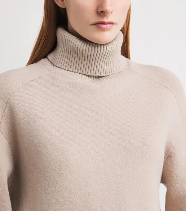 YVES SALOMON Merino Wool Rollneck Sweater