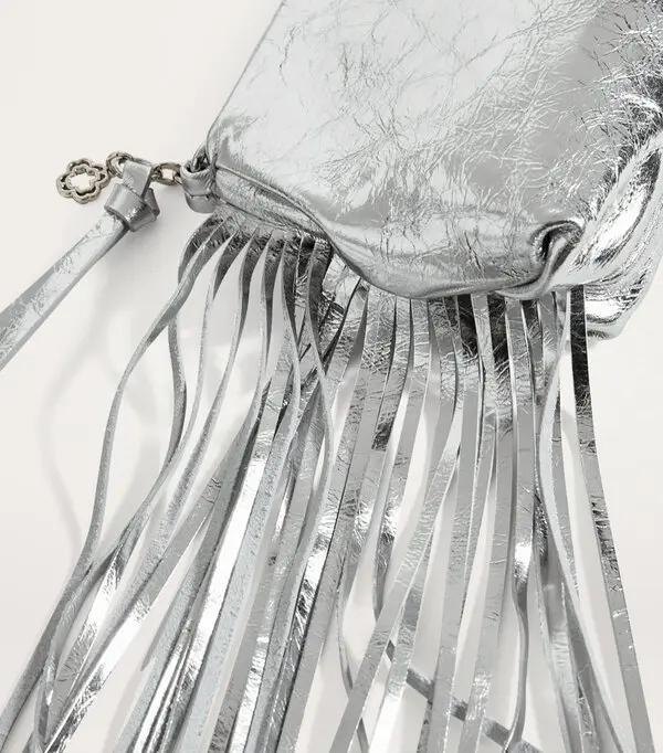 Maje Leather Miss M Clutch