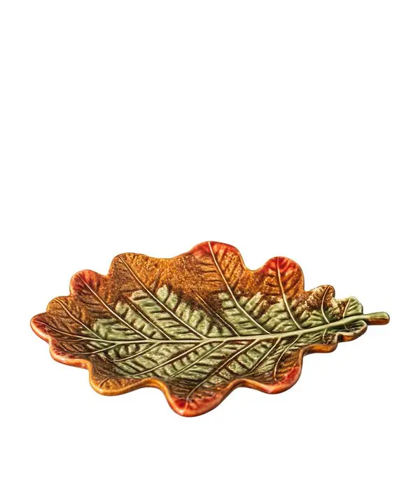 BORDALLO PINHEIRO Leaf Bread And Butter Plate - Brown
