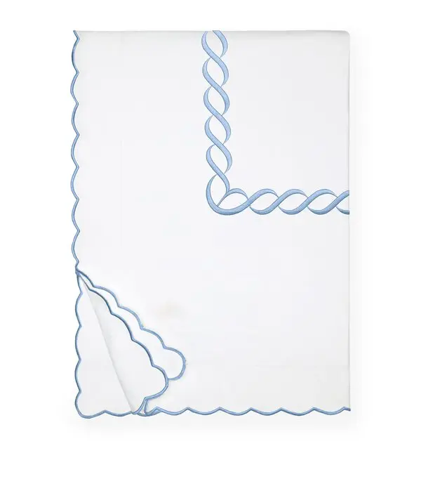 PRATESI Treccia Super King Duvet Cover - Blue