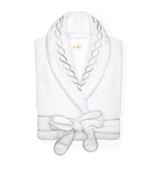 PRATESI Cotton Treccia Bathrobe - Grey