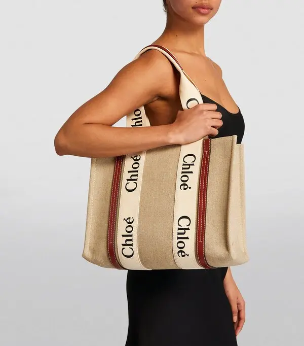 Chloé Medium Woody Tote - Brown