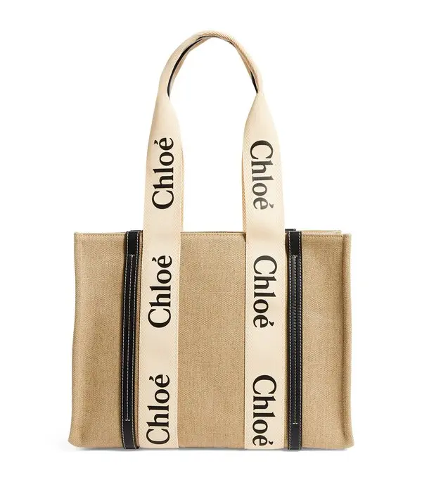 Chloé Medium Woody Tote Bag - Blue