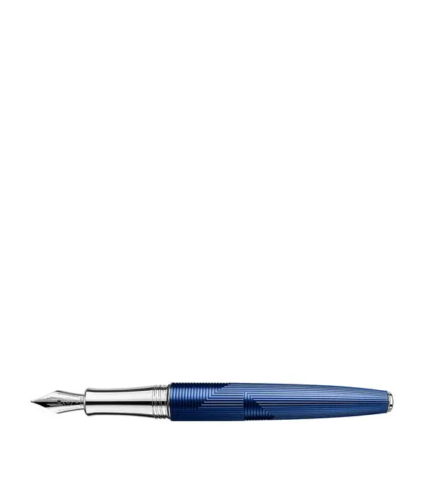 CARAN D'ACHE Léman Bleu Marin Fountain Pen - Blue