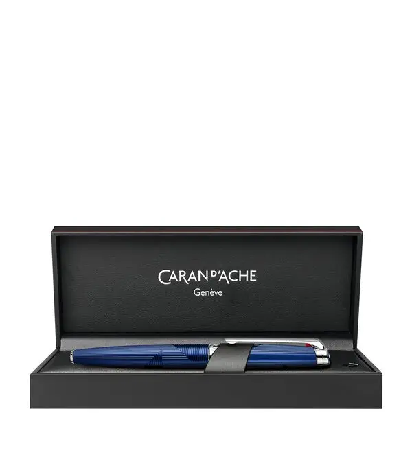 CARAN D'ACHE Léman Bleu Marin Ballpoint Pen