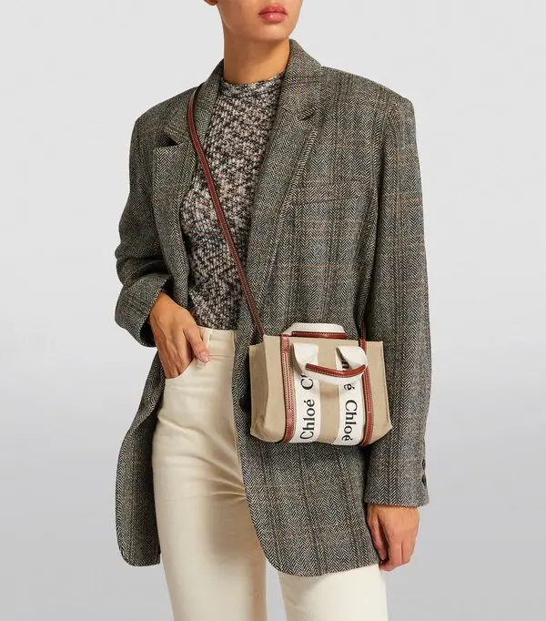 Chloé Mini Woody Tote - Brown