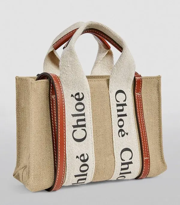Chloé Mini Woody Tote - Brown