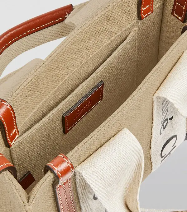 Chloé Mini Woody Tote - Brown