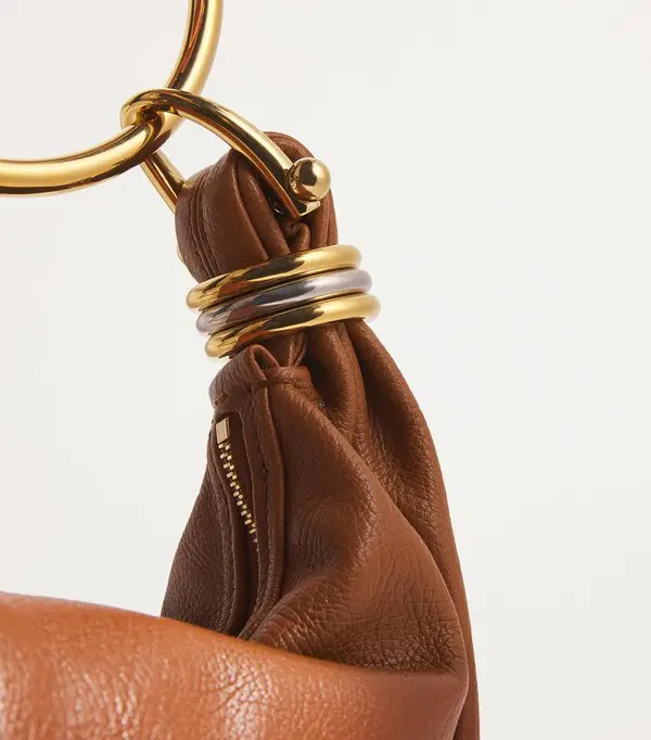 Chloé Small Leather Bracelet Shoulder Bag - Brown