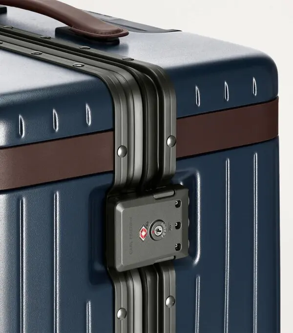 CARL FRIEDRIK X Hackett Check-in Suitcase - Navy