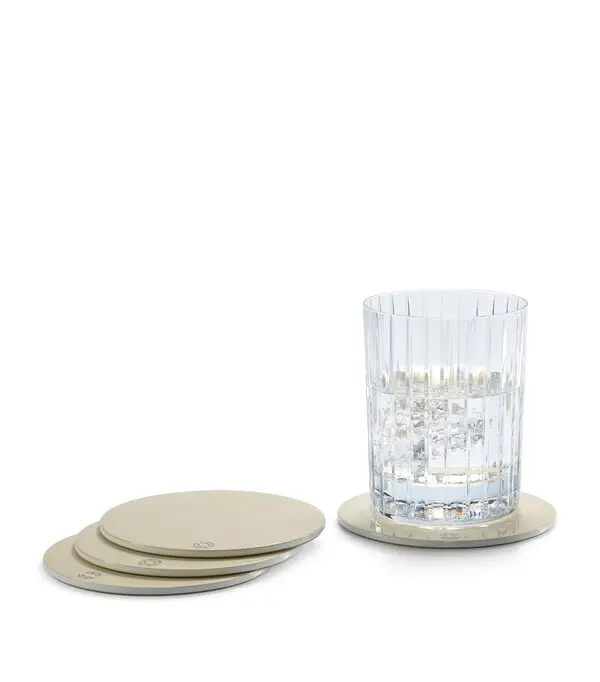 THE MARTHA, BY BACCARAT Set Of 4 Octogone Coasters