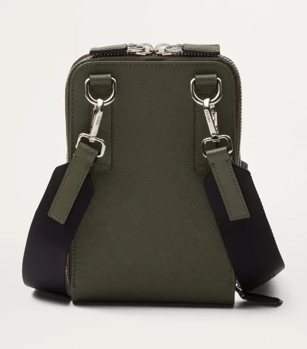 Prada Saffiano Leather Smartphone Case - Green