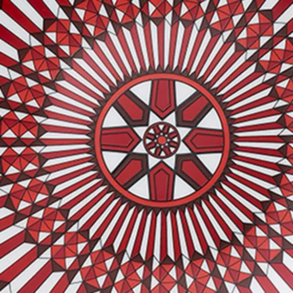 THE MARTHA, BY BACCARAT Arcadia Red Bread Plate