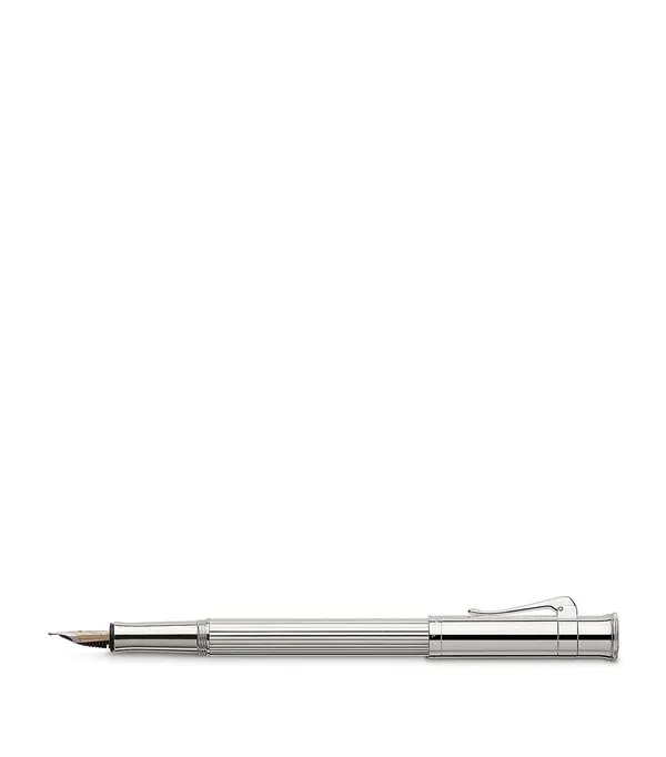 GRAF LANTZ Platinum-plated Classic Fountain Pen - Metallic