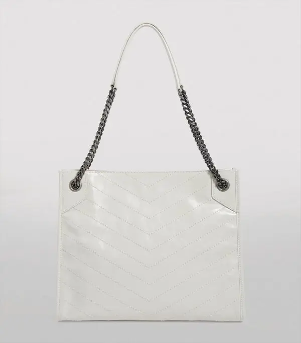 Saint Laurent Niki Shopping Bag - White