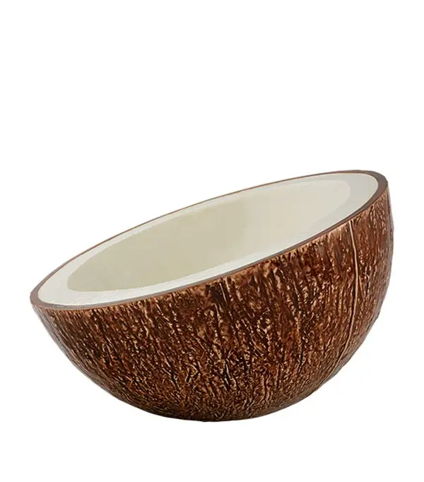 BORDALLO PINHEIRO Coconut Salad Bowl - Brown