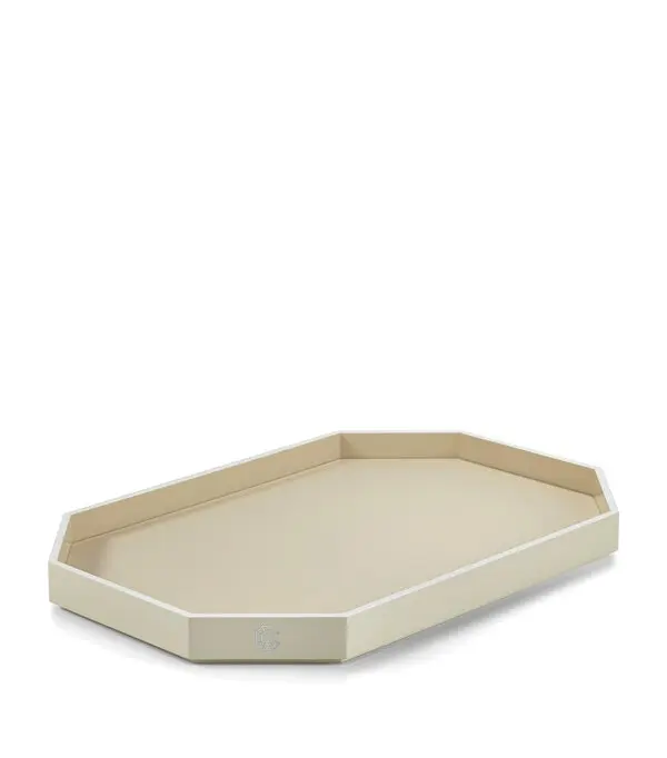 THE MARTHA, BY BACCARAT Large Octogone Tray - Clear